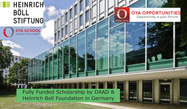 Fully Funded Scholarship In Germany Oya School